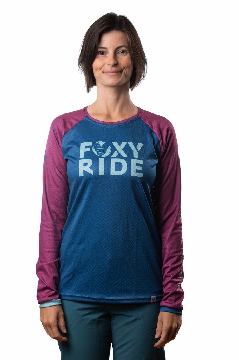 FLOWRIDE FOXYRIDE JERSEY - dámský mtb dres s dlouhý rukávem