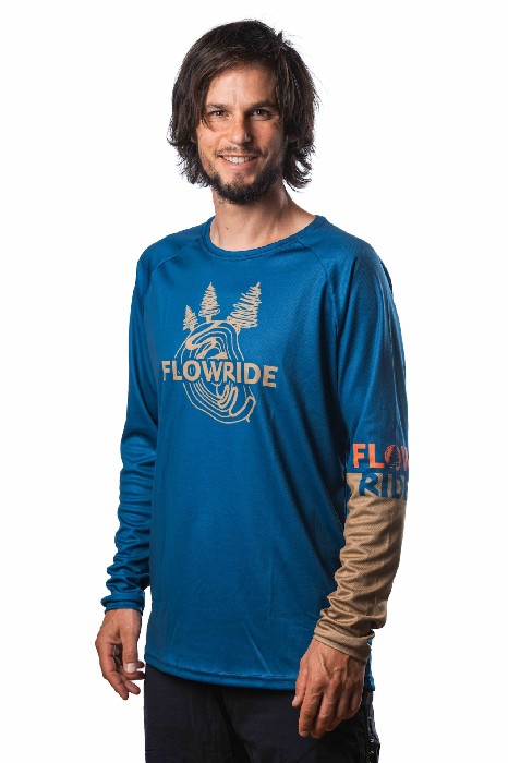 FLOWRIDE TEAM JERSEY - pánský mtb dres s dlouhým rukávem